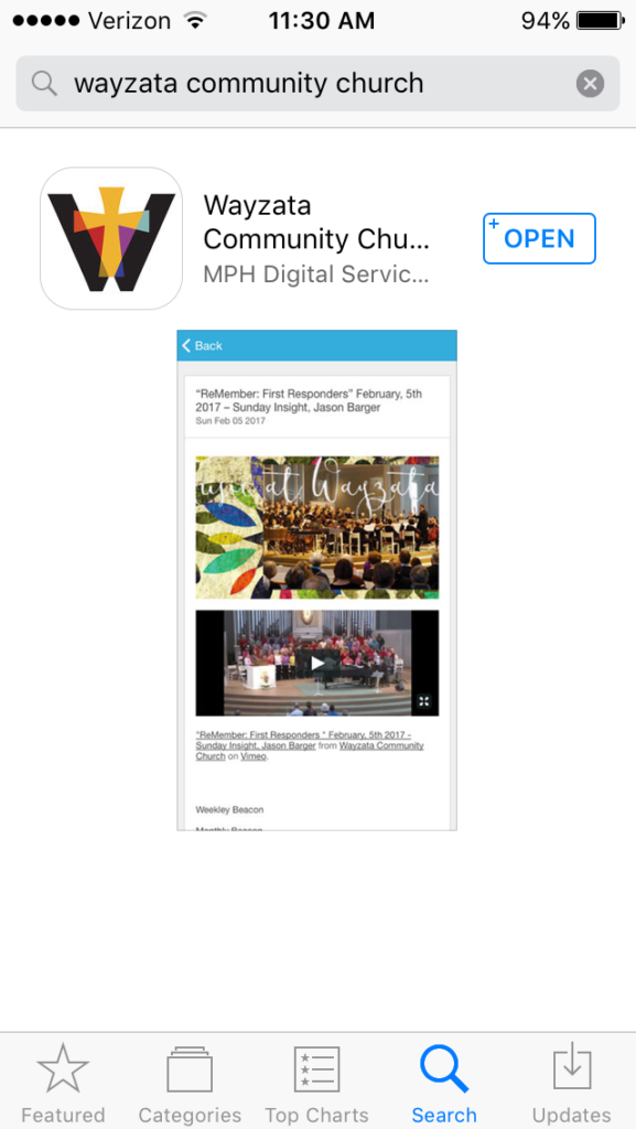 App Logo - Wayzata Community Church